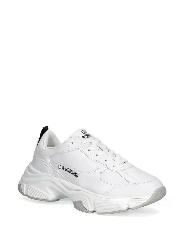 Moschino Leather Sneakers