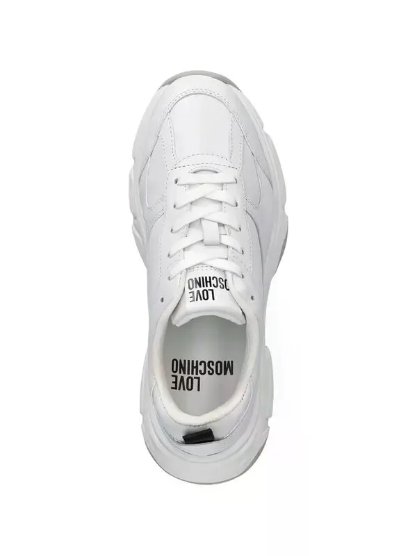Moschino Leather Sneakers
