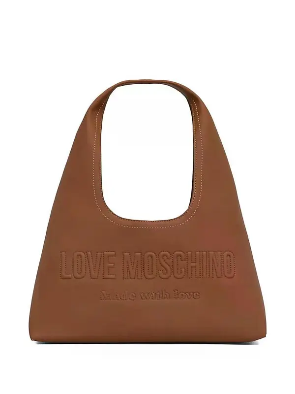 Moschino Embossed Tote Bag - Brown