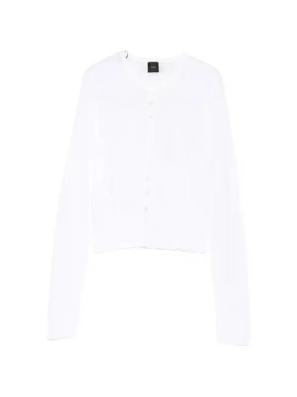 Pinko Buttoned Cardigan - White