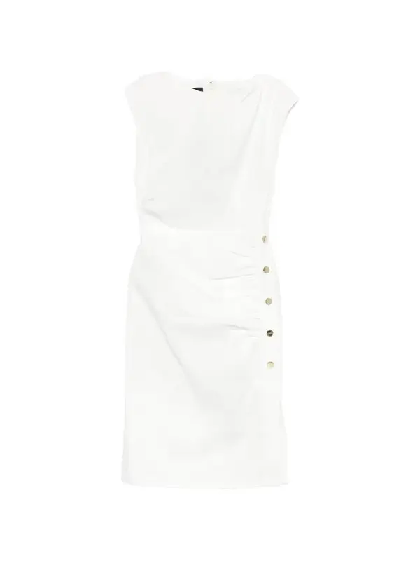Pinko Alissa Button Detail Dress - White
