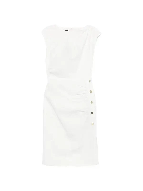 Pinko Alissa Button Detail Dress - White