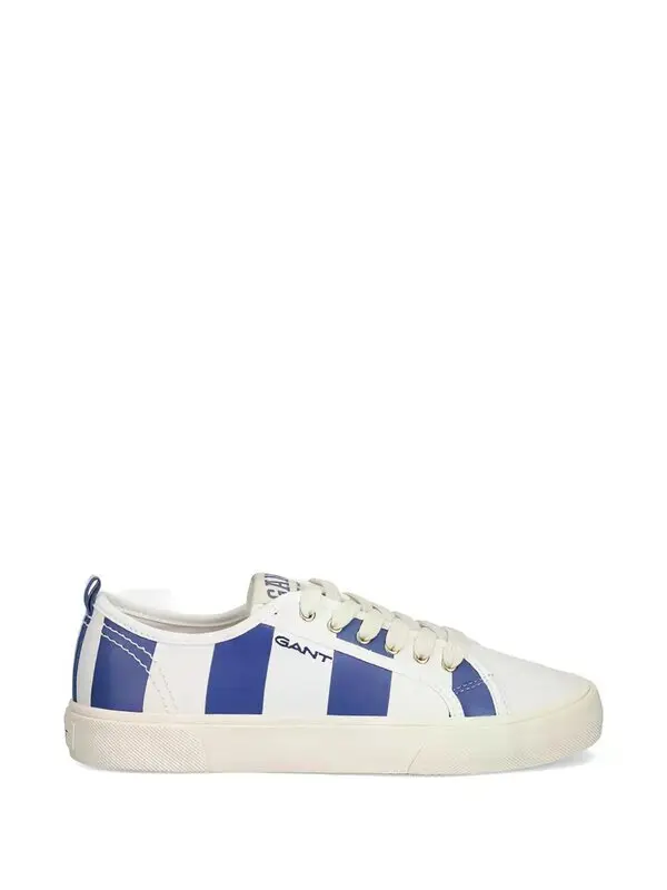 Gant Zoewill Striped Lace-up Sneakers - White
