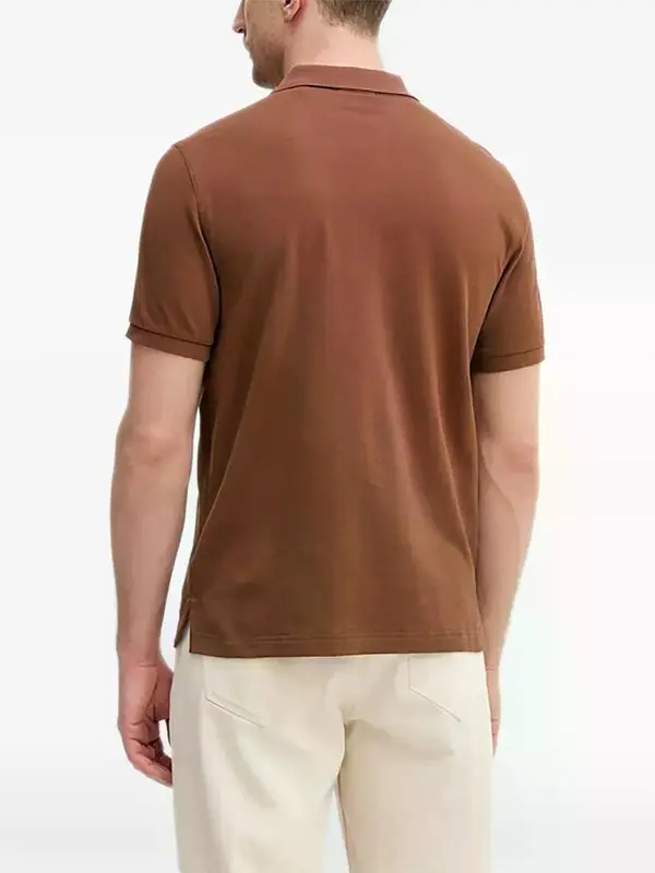 Gant Short-sleeve Polo Shirt - Brown