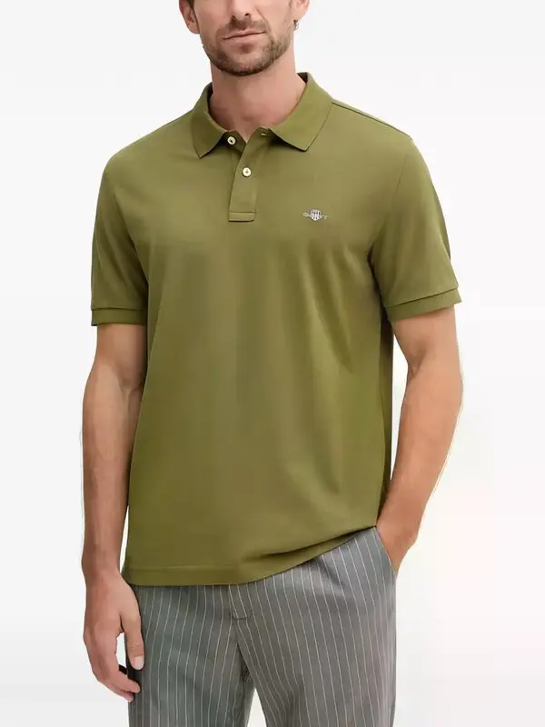 Gant Short-sleeve Polo Shirt - Green