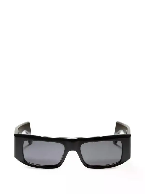 Valentino Garavani Rectangle Logo Sunglasses - Black