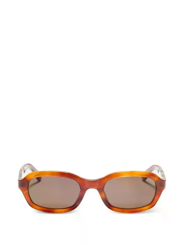 Valentino Garavani Rectangular Acetate Eyewear - Brown