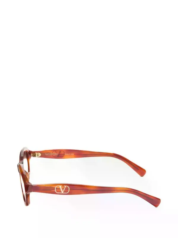 Valentino Garavani Rectangular Acetate Sunglasses - Brown