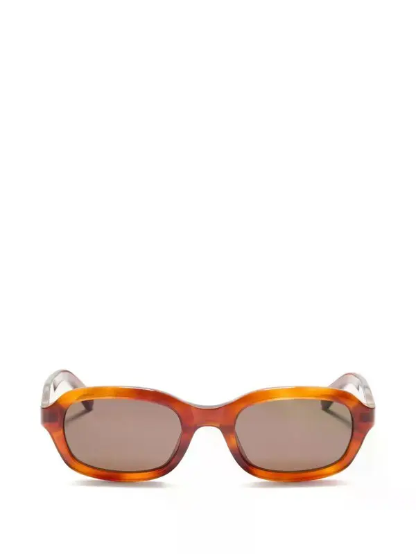 Valentino Garavani Rectangular Acetate Eyewear - Brown