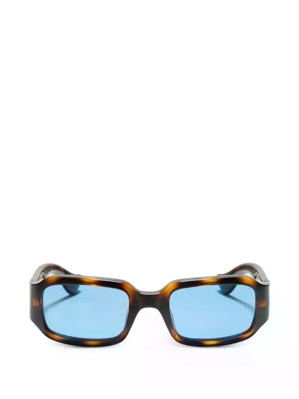 Valentino Garavani Rectangular Acetate Eyewear - Brown