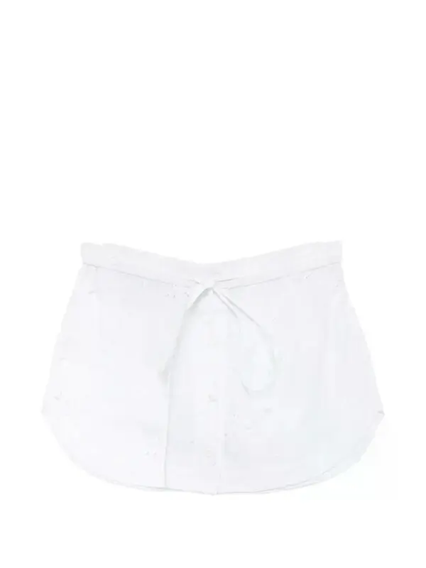 Kiki De Montparnasse Simone Mini Skirt - White