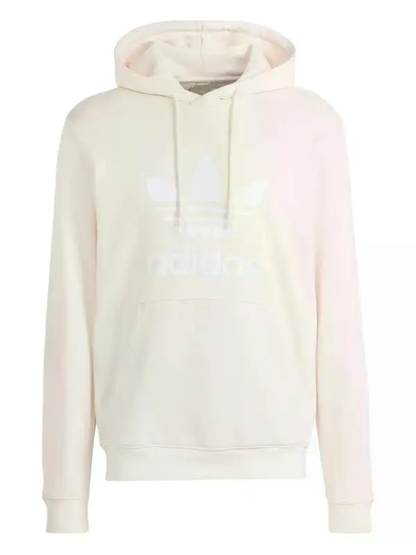Adidas Logo-print Hoodie - White