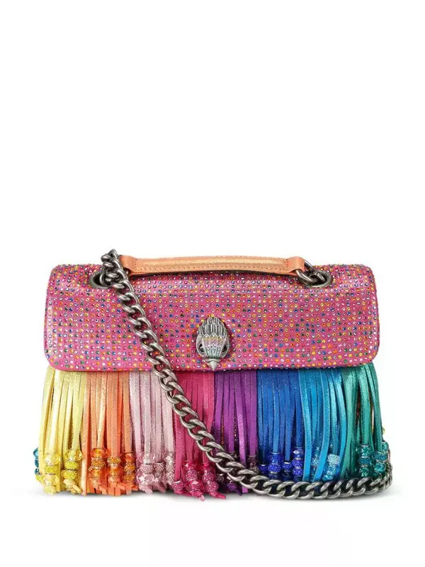 Kurt Geiger Fringed Kensington Shoulder Bag - Pink