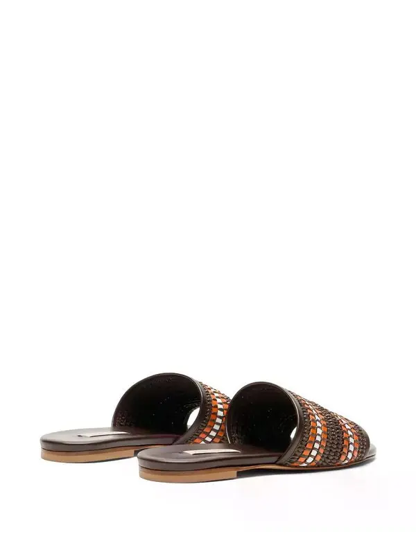 Casadei Braided Flat Sandals