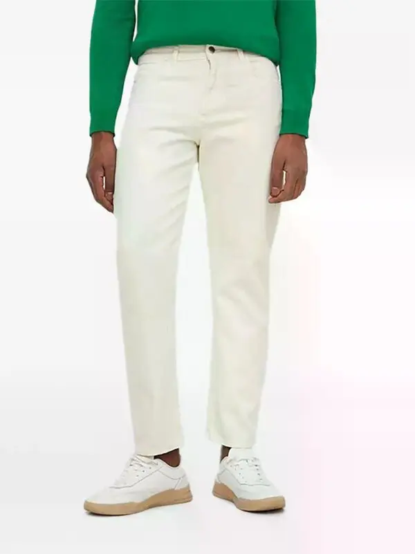 BENETTON Logo-patch Jeans - Neutrals
