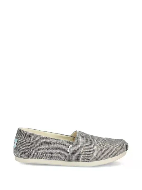 Toms Herringbone-pattern Espadrilles - Black