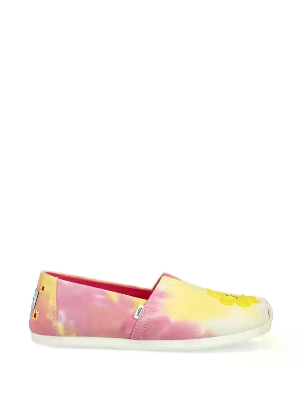 Toms Tie-dye Floral Slip-on Sneakers - Pink