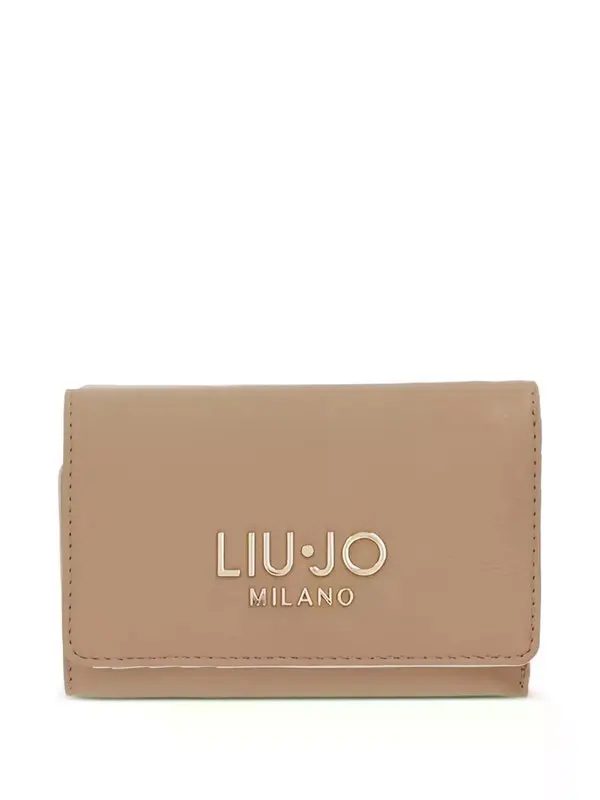 Liu Jo Logo-appliqué Wallet - Neutrals