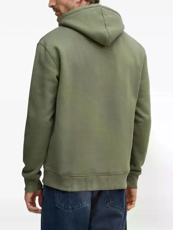 Alpha Industries Logo Hooded Sweatshirt - Green