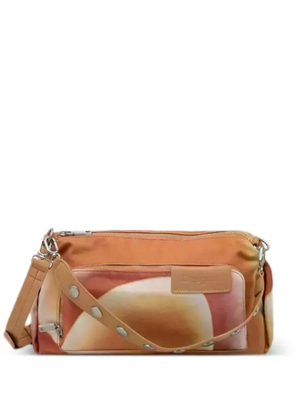 Desigual Zip-fastening Patterned Cross Body Bag - Orange