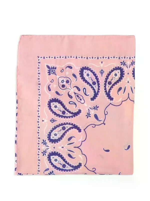 Destin Paisley-print Scarf - Pink
