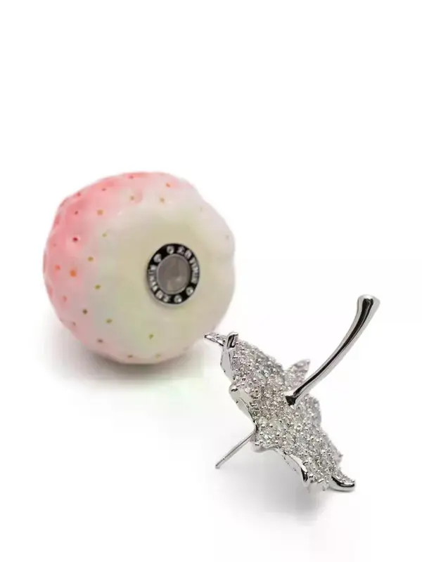 YVMIN Strawberry Pavé Gemstone Earring