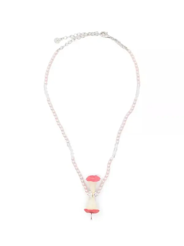 YVMIN Apple Core Necklace - Silver