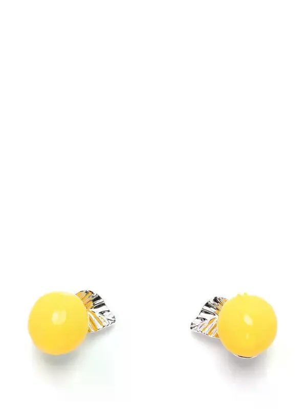YVMIN Lemon-shape Earrings - Yellow