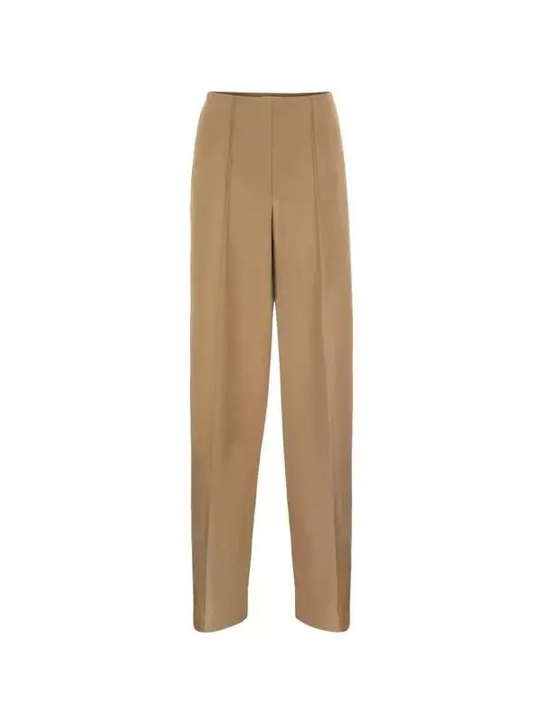 Max Mara Pressed-crease Trousers - Neutrals