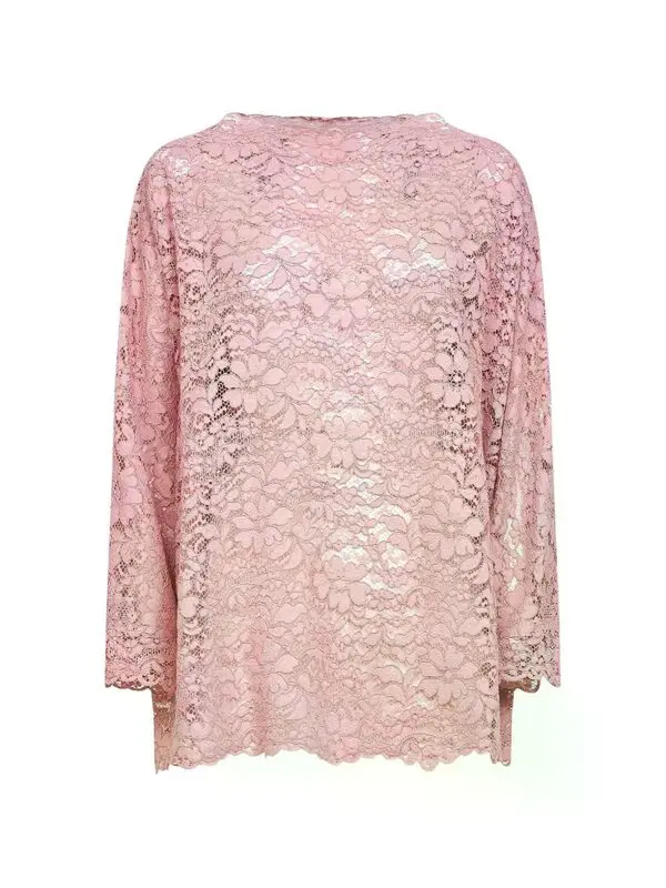 GIANLUCA CAPANNOLO Lace Top - Pink