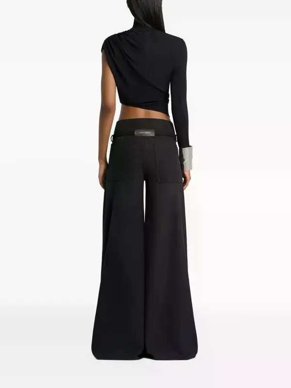 COURREGES Cotton Palazzo Trousers