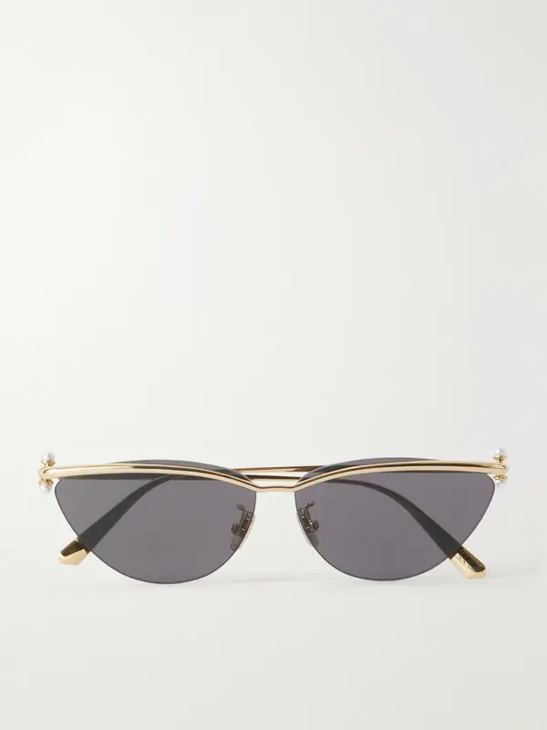 Dior Diortribales B2u Cat-eye Sunglasses - Gold