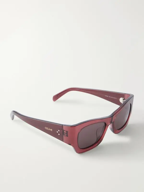 Celine Square-frame Sunglasses - Red