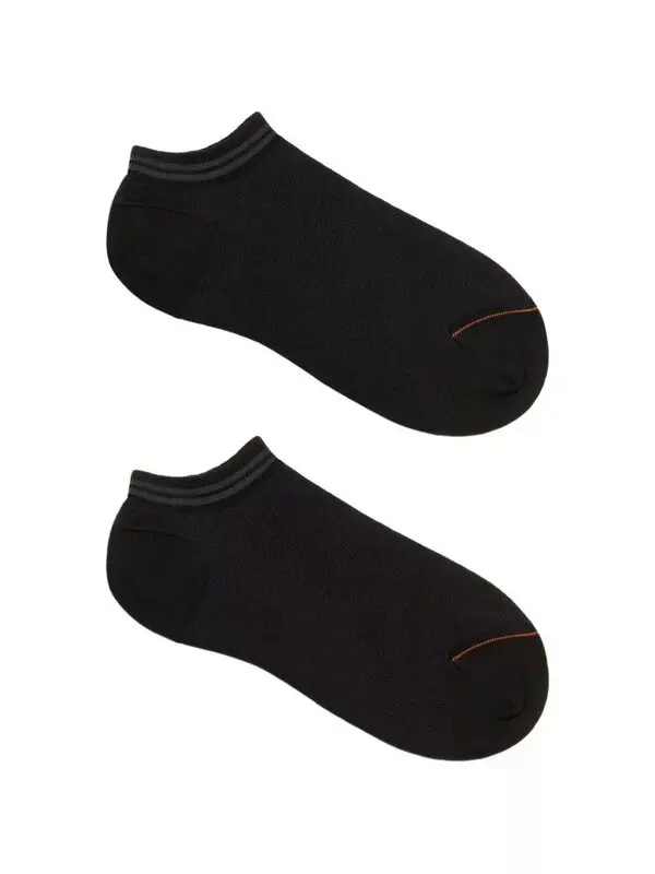 Zegna Woven Socks - Black