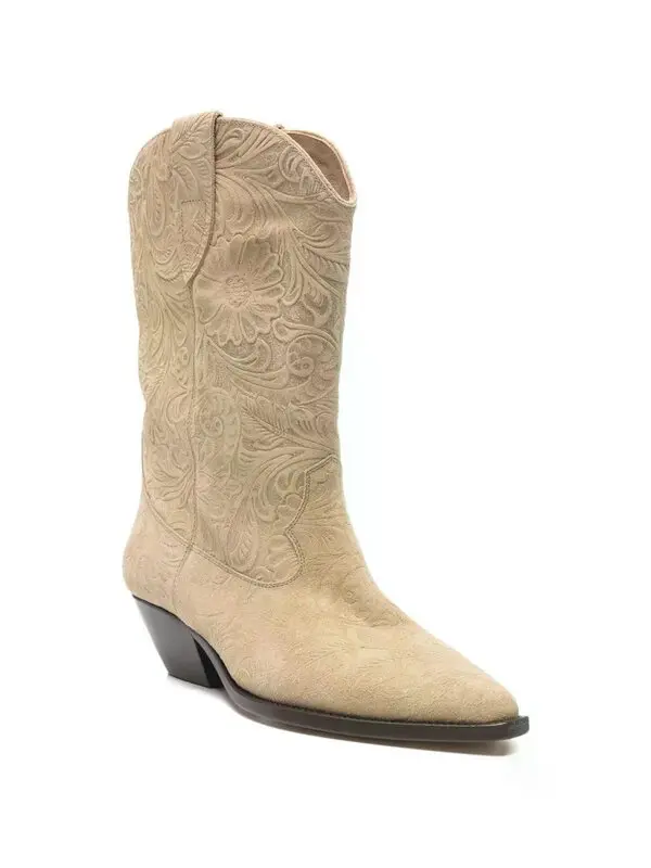 Isabel Marant Étoile Duerto Cowboy Boots - Neutrals