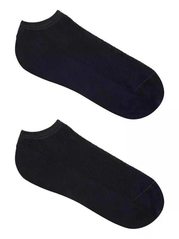Zegna Jacquard Socks - Blue