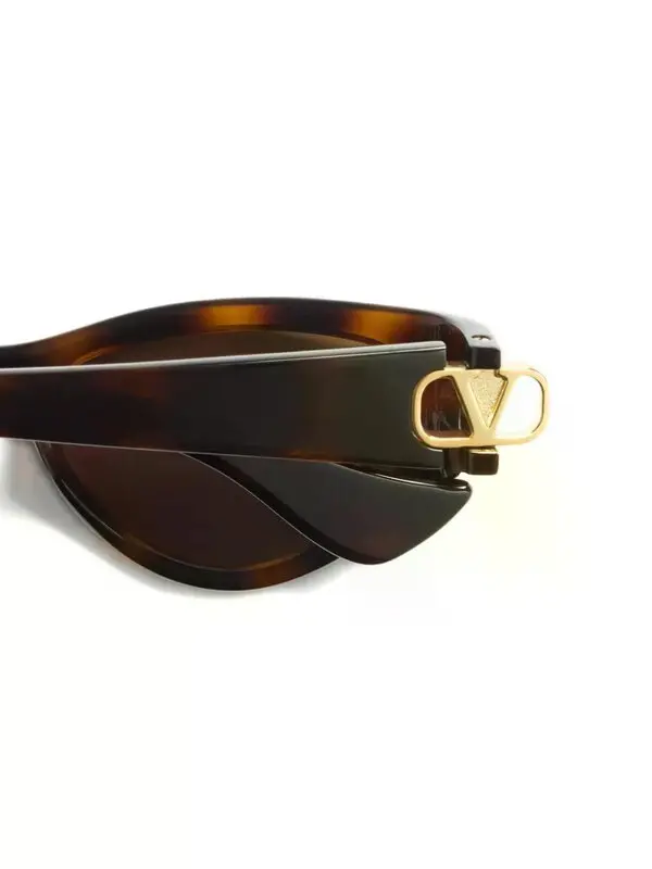 Valentino Garavani Cat-eye Acetate Sunglasses - Brown