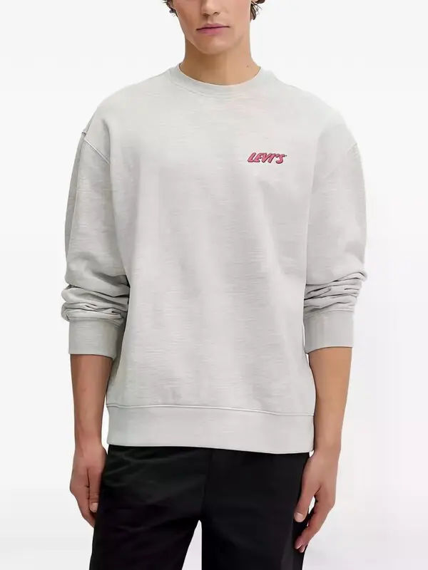 LEVI'S Printed Crewneck Sweatshirt - Grey