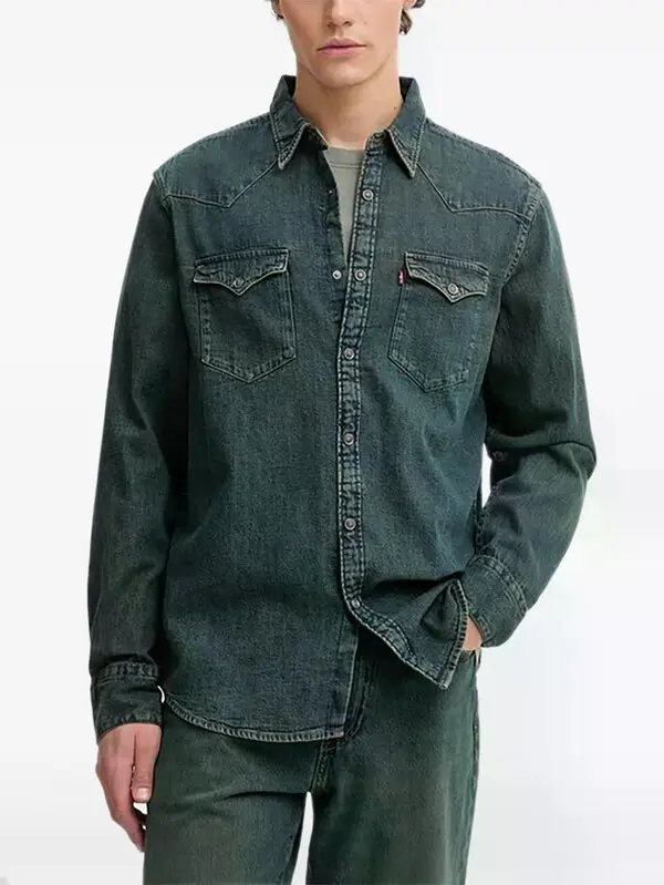 LEVI'S Flap-pocket Denim Shirt - Blue