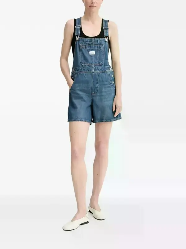 LEVI'S Patch Pocket Denim Shortalls - Blue