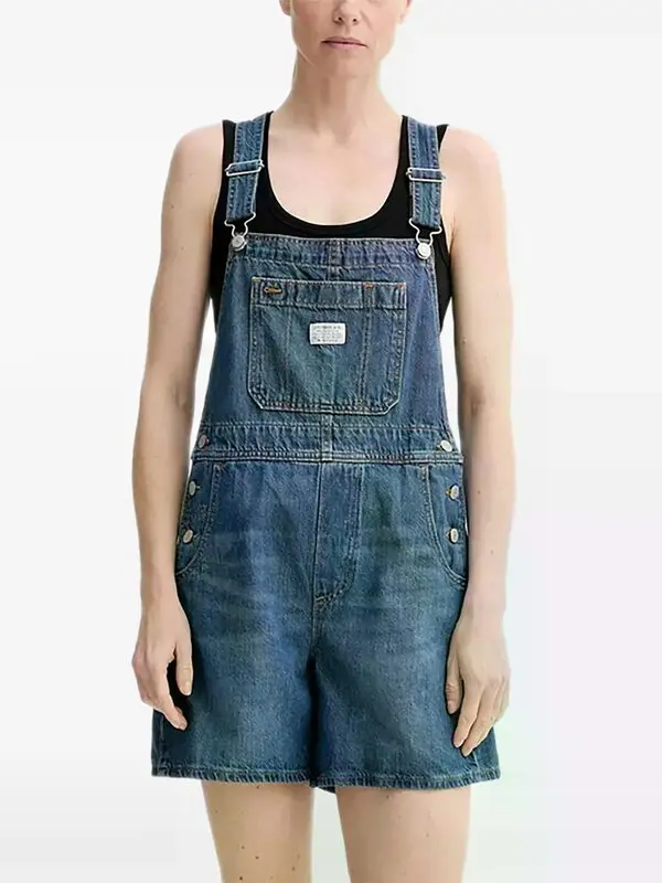 LEVI'S Patch Pocket Denim Shortalls - Blue
