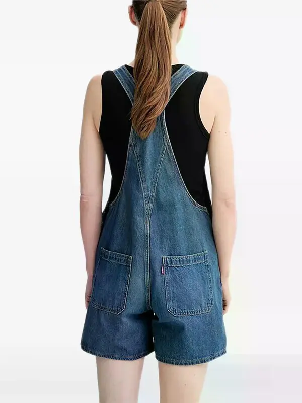 LEVI'S Patch Pocket Denim Shortalls - Blue
