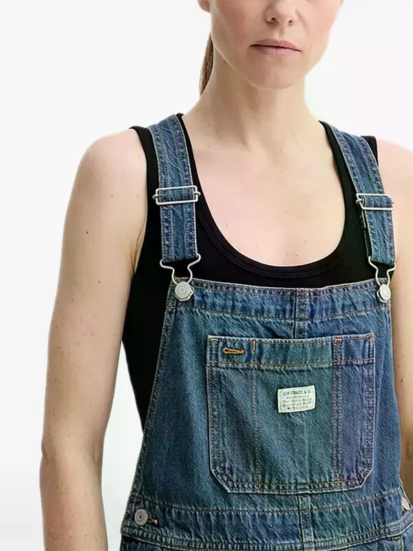 LEVI'S Patch Pocket Denim Shortalls - Blue