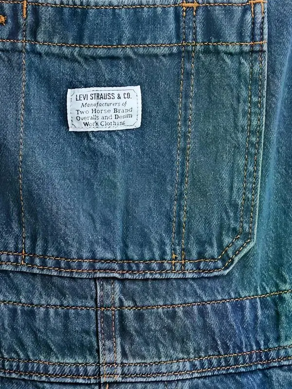 LEVI'S Patch Pocket Denim Shortalls - Blue
