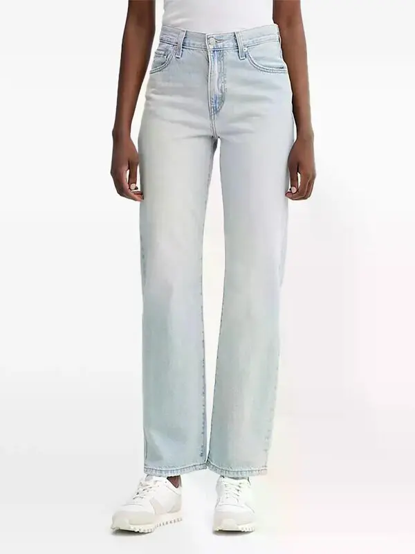 LEVI'S Logo-patch Straight Jeans - Blue