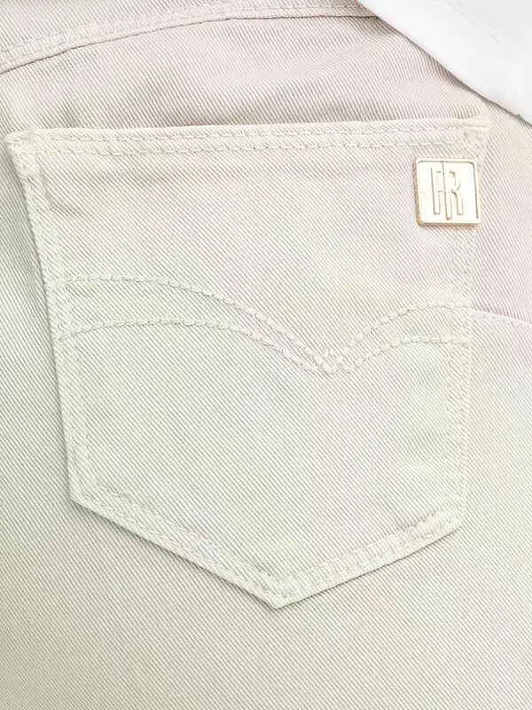 FRACOMINA Beige Straight Leg Jeans