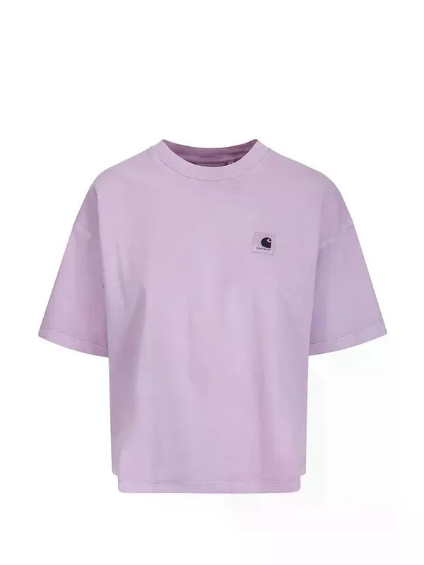 Carhartt Work In Progress Nelson Logo T-shirt - Purple