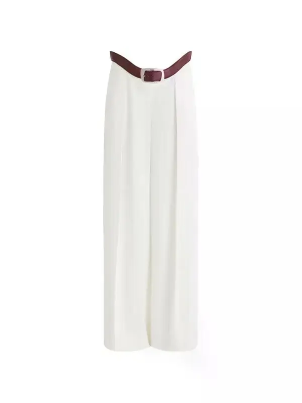 JEAN PAUL GAULTIER Belted Trousers - White