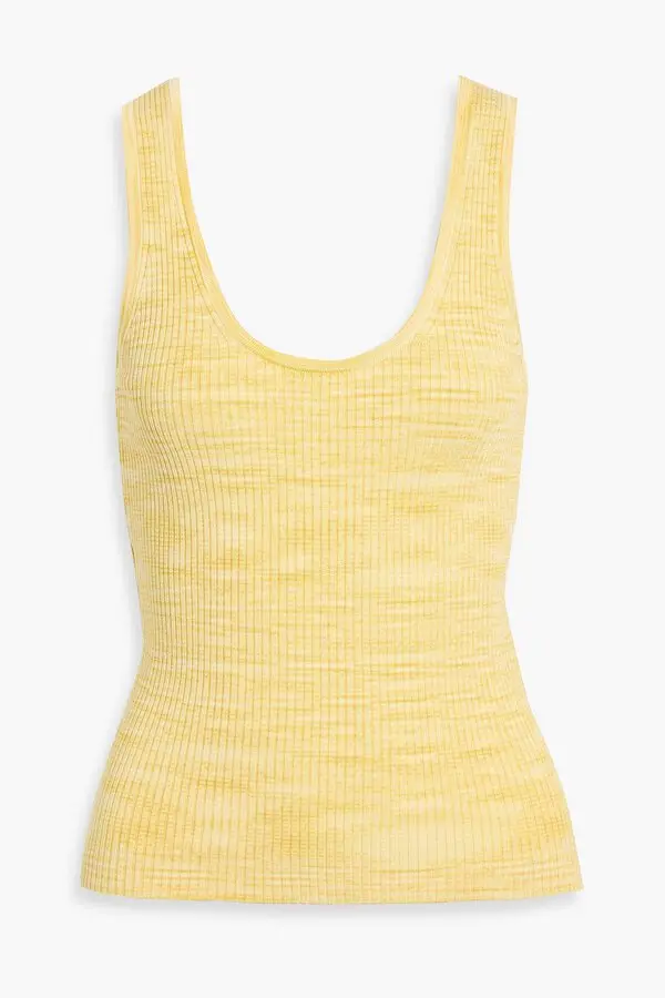 Zimmermann Ribbed Knit Tank - Yellow