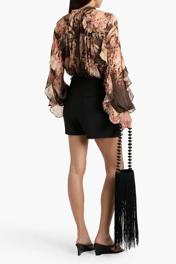 Zimmermann Printed Chiffon Blouse